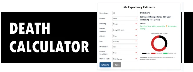 Death Calculator - Free AI Advisor 2026